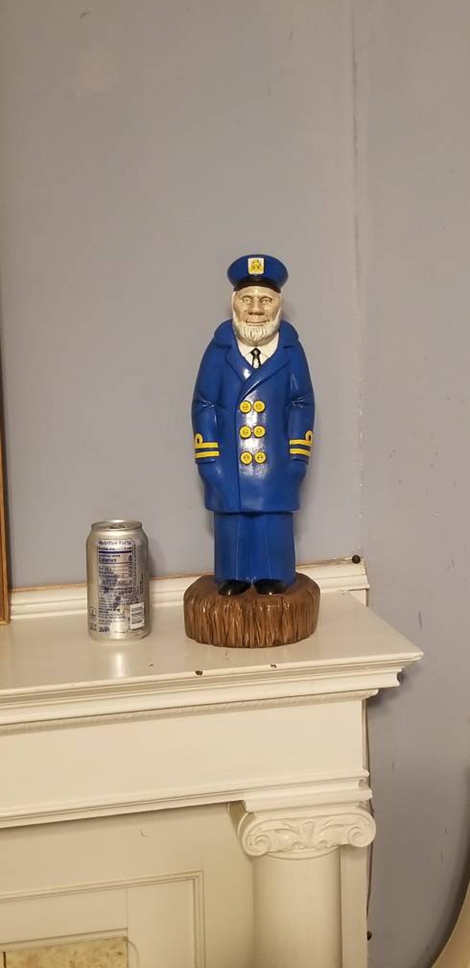 Vintage Ceramic Sea Captain Statue Art Admiral Figure Holland - Etsy