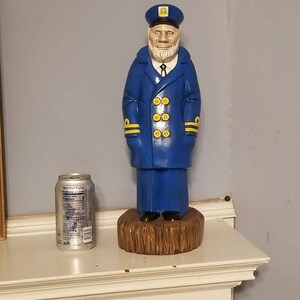 Vintage Ceramic Sea Captain Statue Art Admiral Figure Holland - Etsy