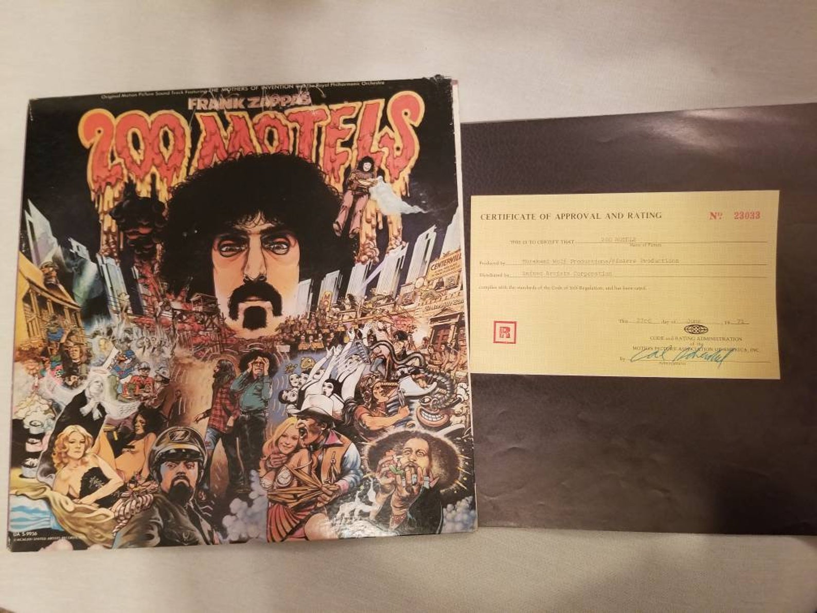 1971 Frank Zappa 200 Motels Double Vinyl Album United Artists | Etsy