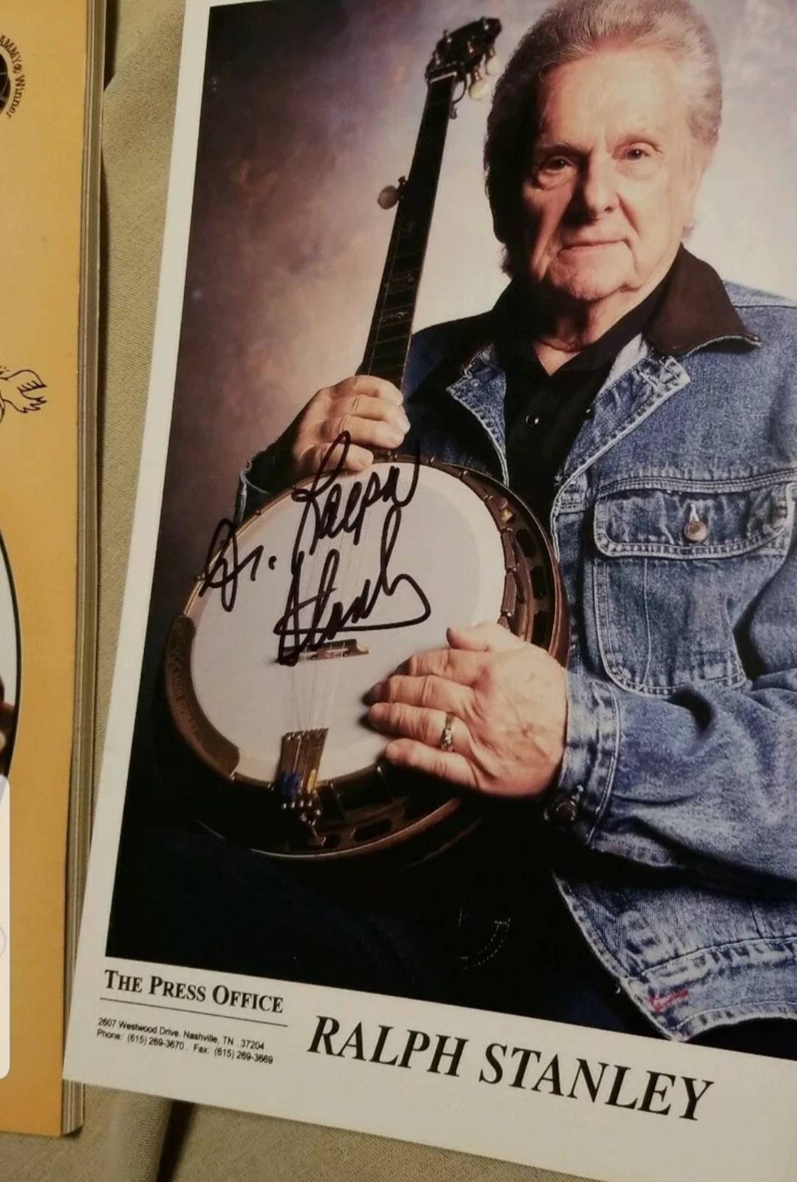 Dr. Ralph Stanley and Ralph Stanley II autograph 33rd Annual | Etsy