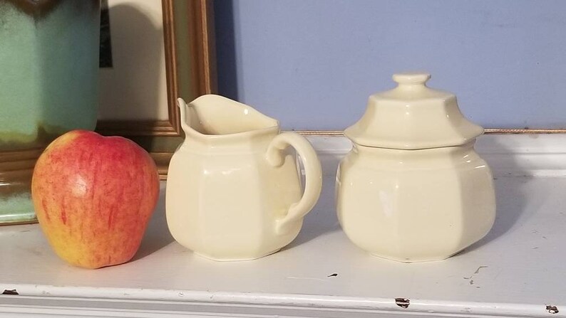 1980s Daniel Hechter Cream and Sugar Set FN300 Daffodil Yellow | Etsy