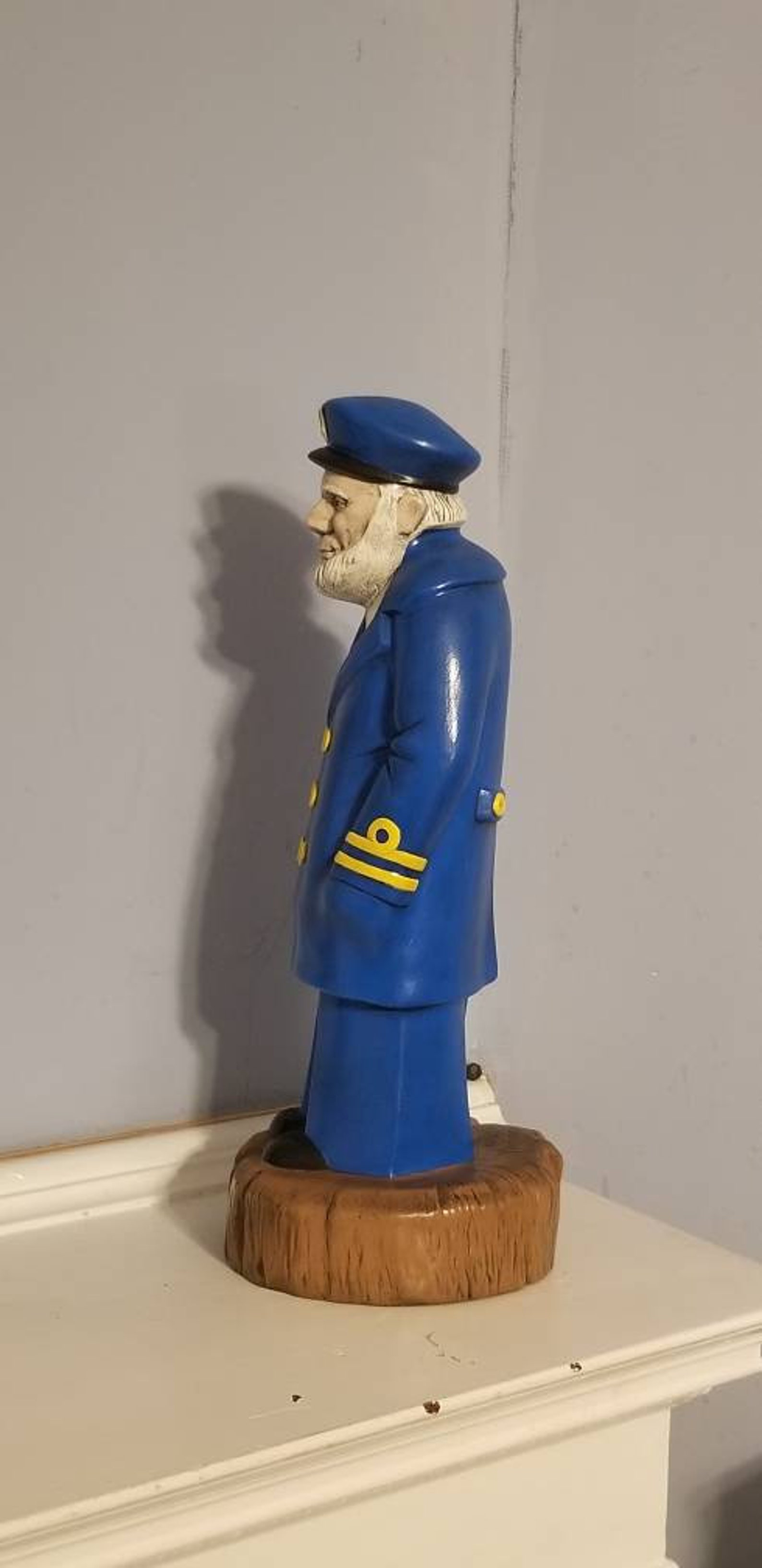Vintage Ceramic Sea Captain Statue Art Admiral Figure Holland - Etsy