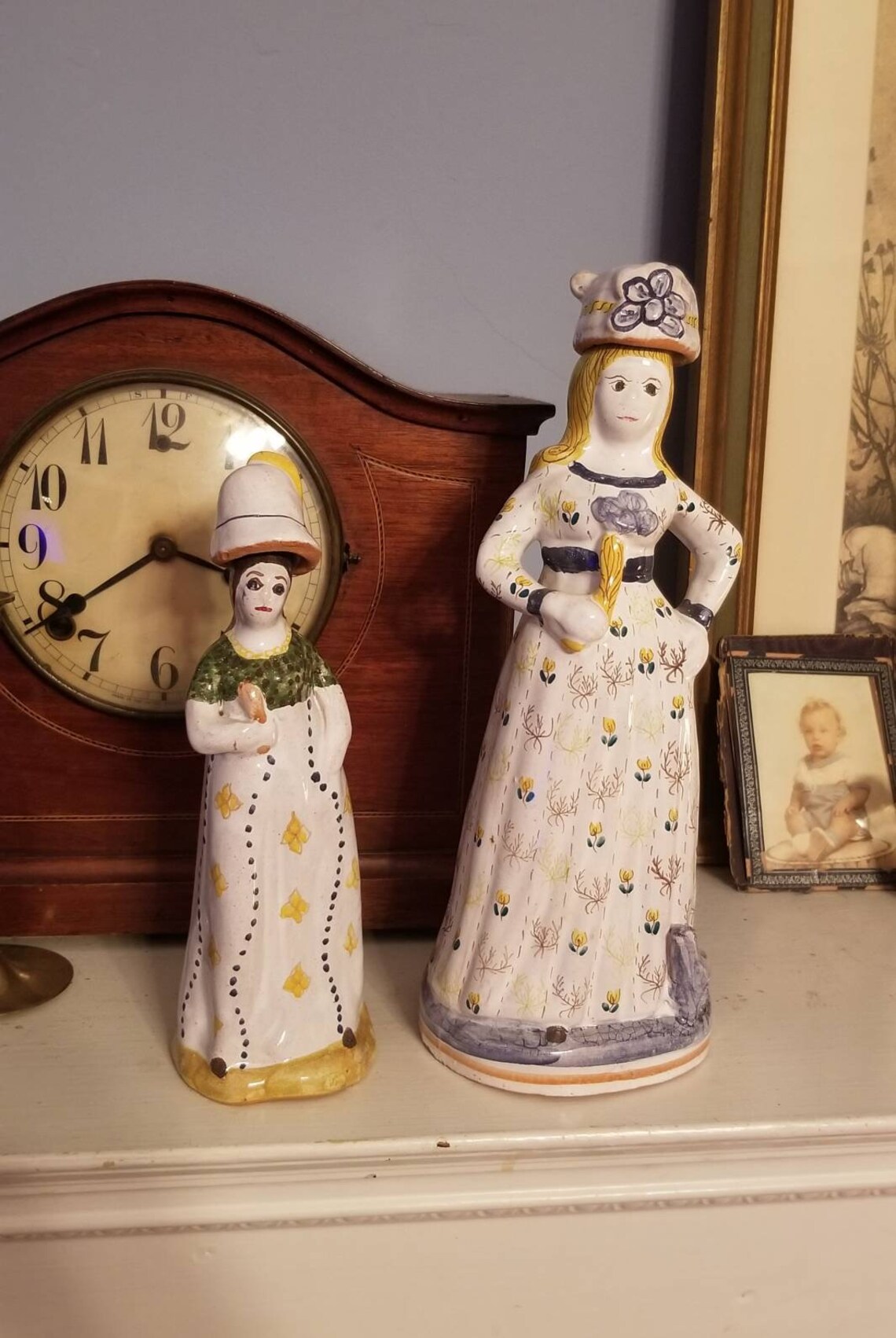 Portugese Ceramic Women Decanters Vintage Redware Pottery Art - Etsy