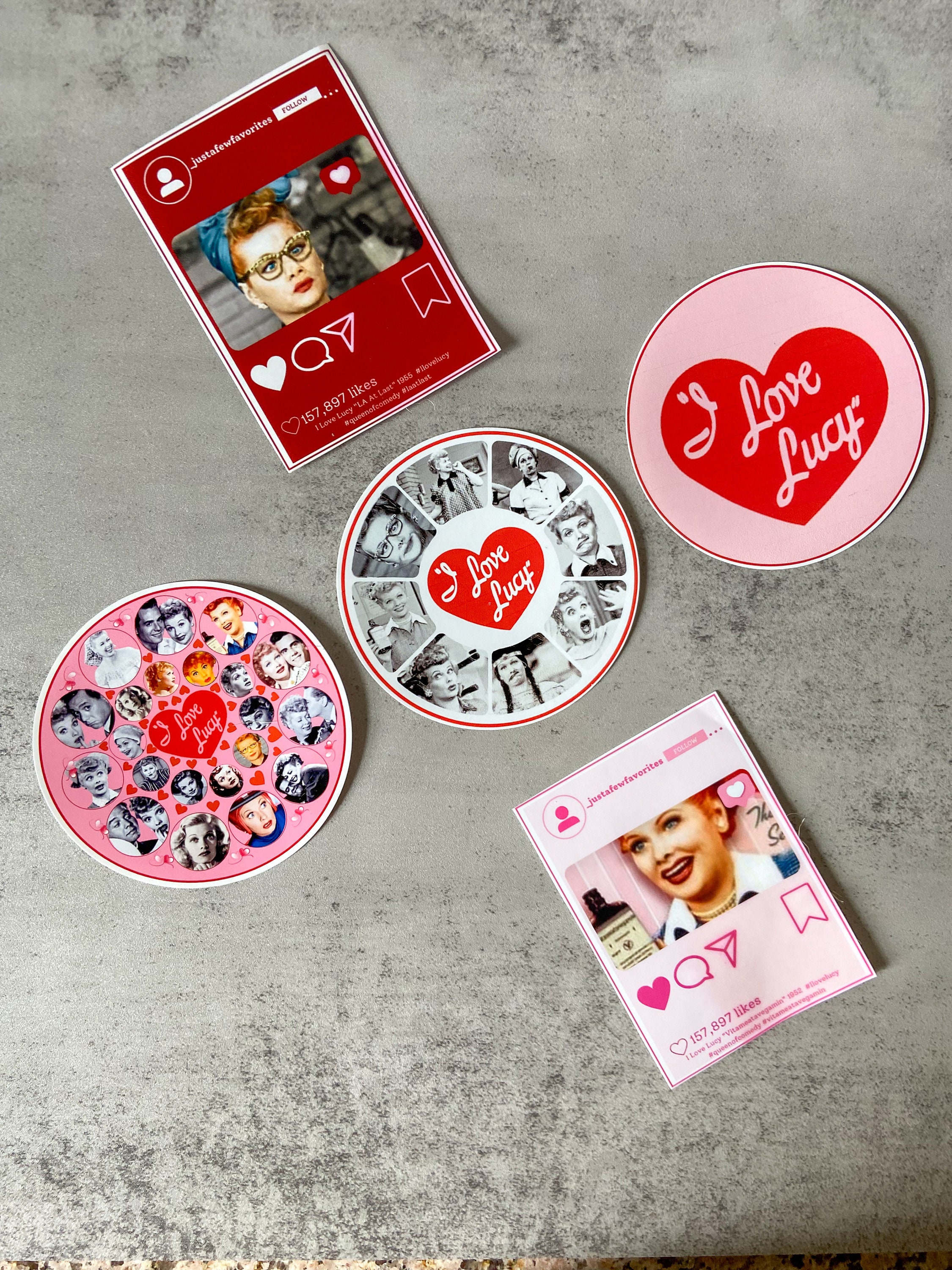 I Love Lucy Stickers | Lucille Ball Art | Lucy and Ethel | Old ...