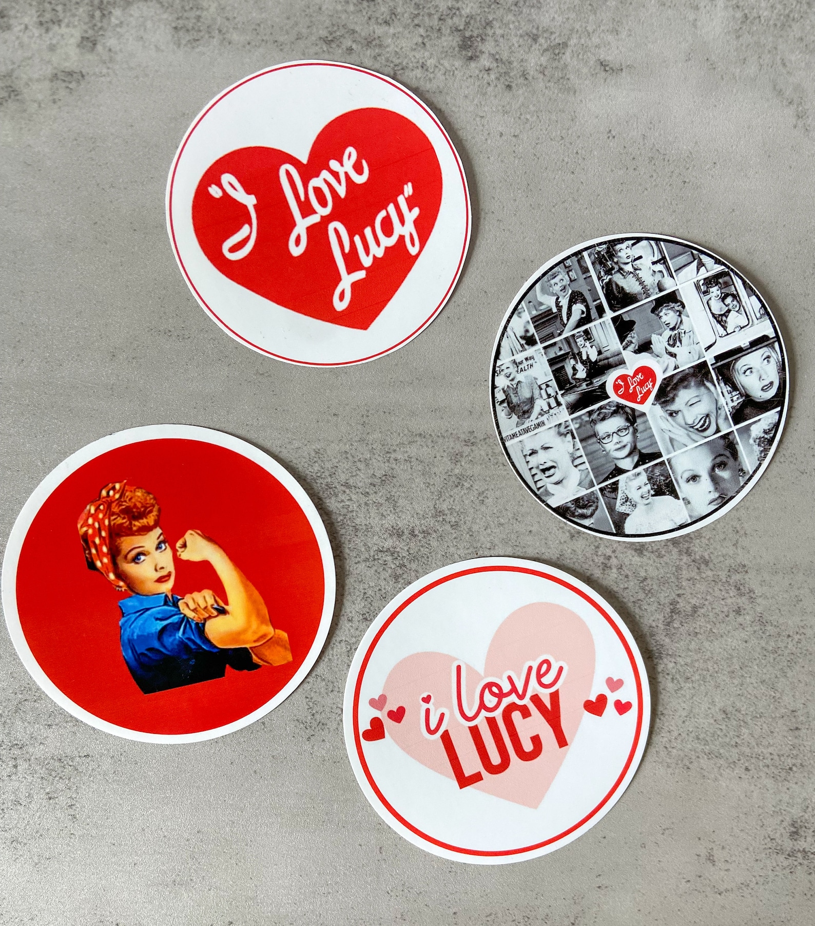 I Love Lucy Stickers | Lucille Ball Art | Lucy and Ethel | Old ...