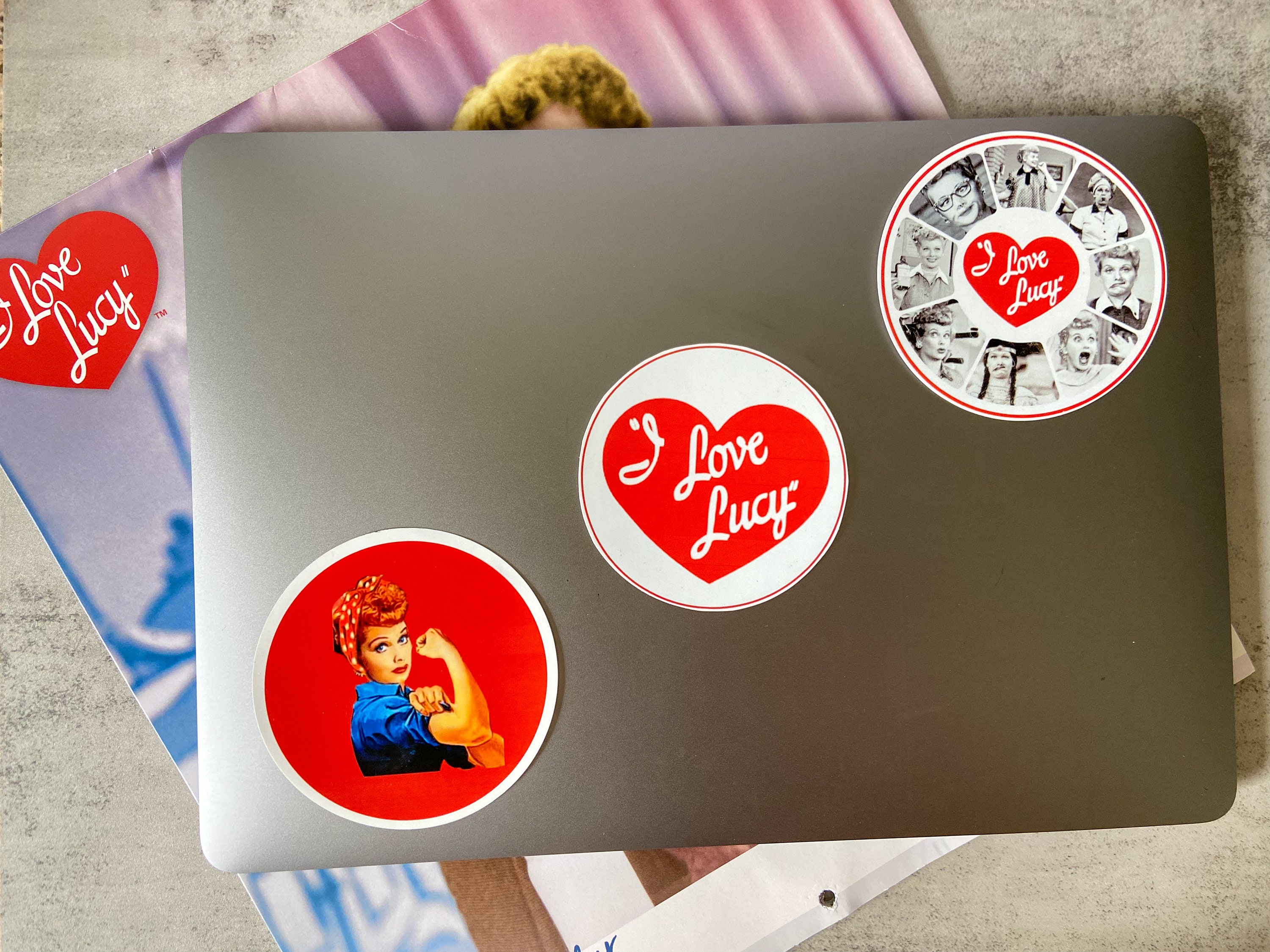 I Love Lucy Stickers | Lucille Ball Art | Lucy and Ethel | Old ...