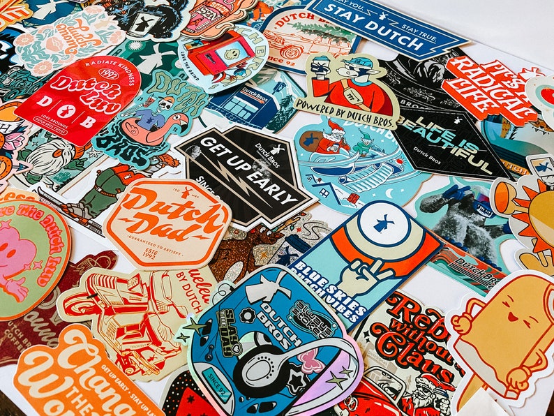 Dutch Bros Stickers | Dutch Brother Stickers | Coffee Lover Stickers ...