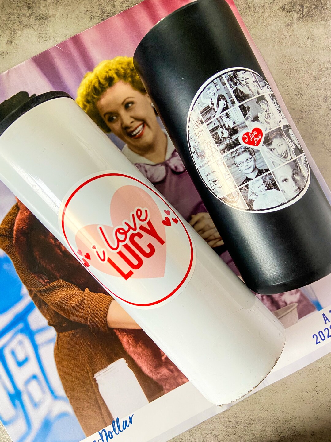 I Love Lucy Stickers | Lucille Ball Art | Lucy and Ethel | Old ...