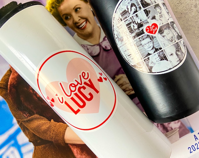 I Love Lucy Stickers Lucille Ball Art Lucy and Ethel Old Hollywood ...