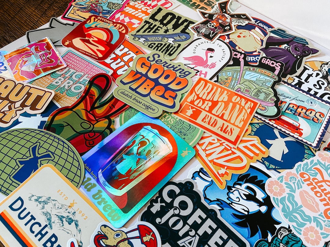 Dutch Bros Stickers | Dutch Brother Stickers | Coffee Lover Stickers ...