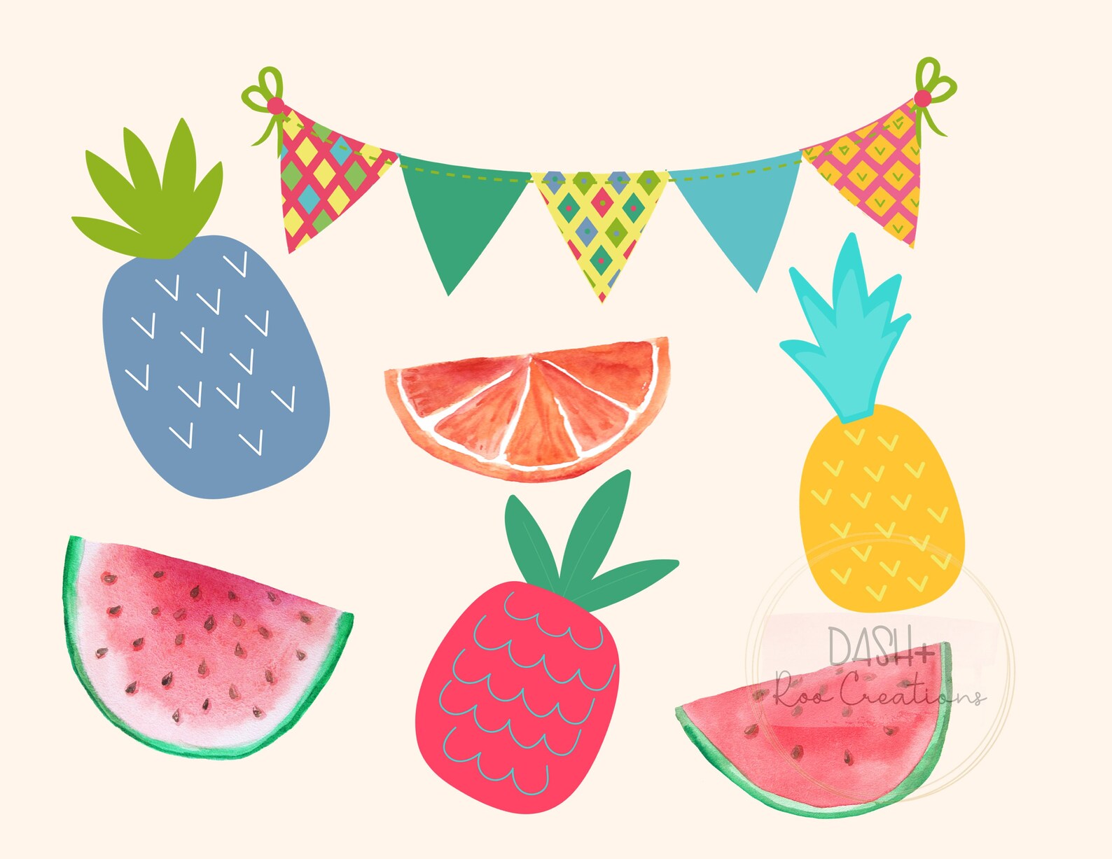 Summer Collection Printables Summer Bundle Summer Pennant - Etsy