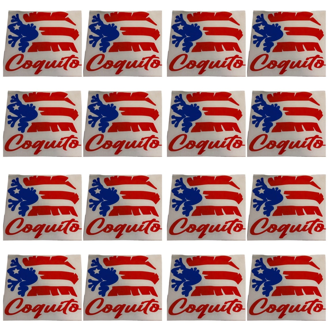 Coquito Holiday Decals 1 Dozen Coquito Bottle Dress up Set, Christmas ...