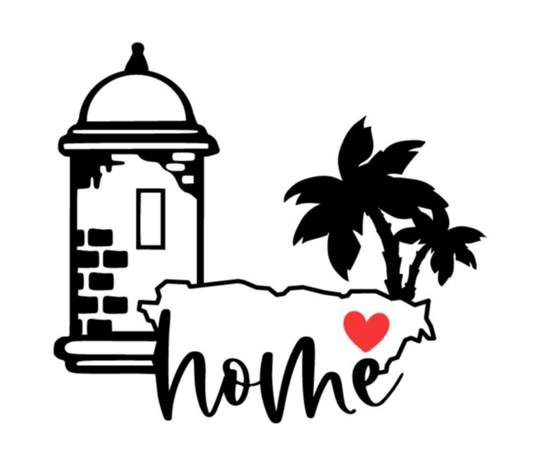 Puerto Rico Decal Sticker Glass Bottle Mug Tumbler Car Window ...