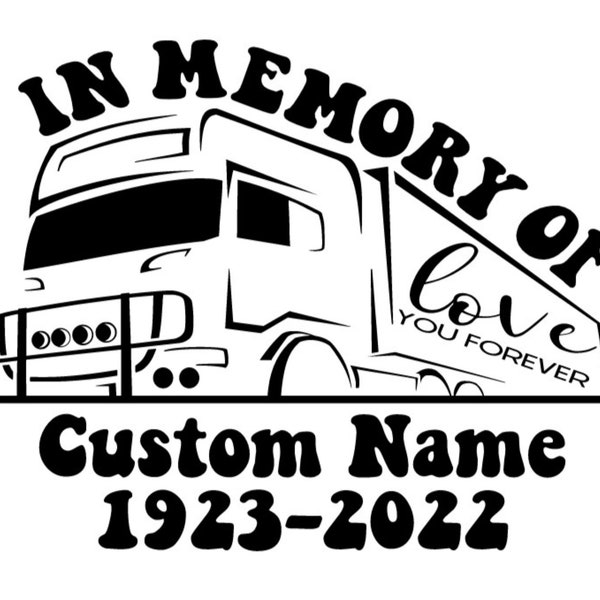 Trucker Rip Car Decal - Etsy