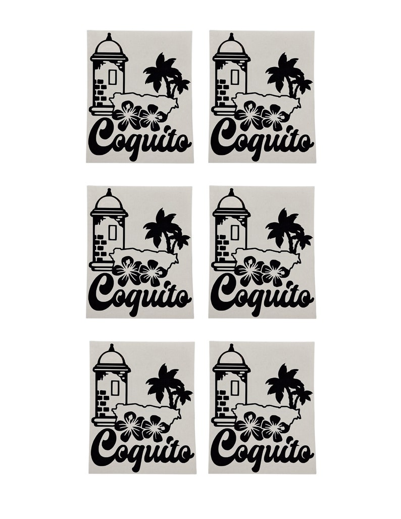 Puerto Rico Flag Coquito Bottle Decal, Decorative Sticker - Etsy