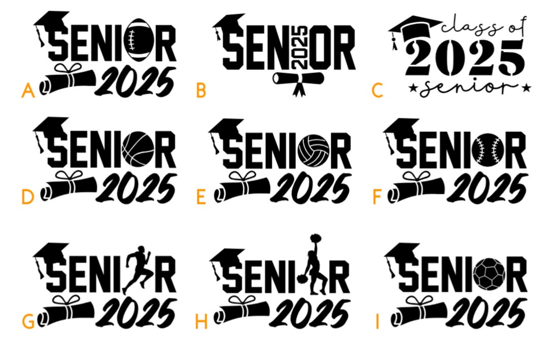 Senior Class of 2025 Vinyl Decal Sticker Car Window Graduation Gift Mug ...
