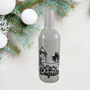 Coquito Bottle Decal Puerto Rico Flag Coquito Decal Sticker Glass ...