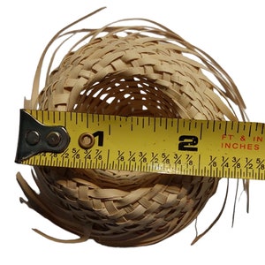 Pack of 2 Mini 2" Pava Straw Traditional Hats Puerto Rico Traditional ...