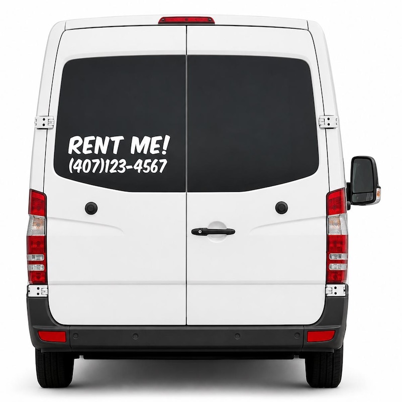 Custom Work Van Decal - Etsy
