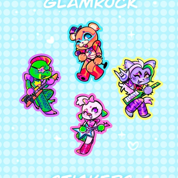 Glamrock Chica Stickers - Etsy