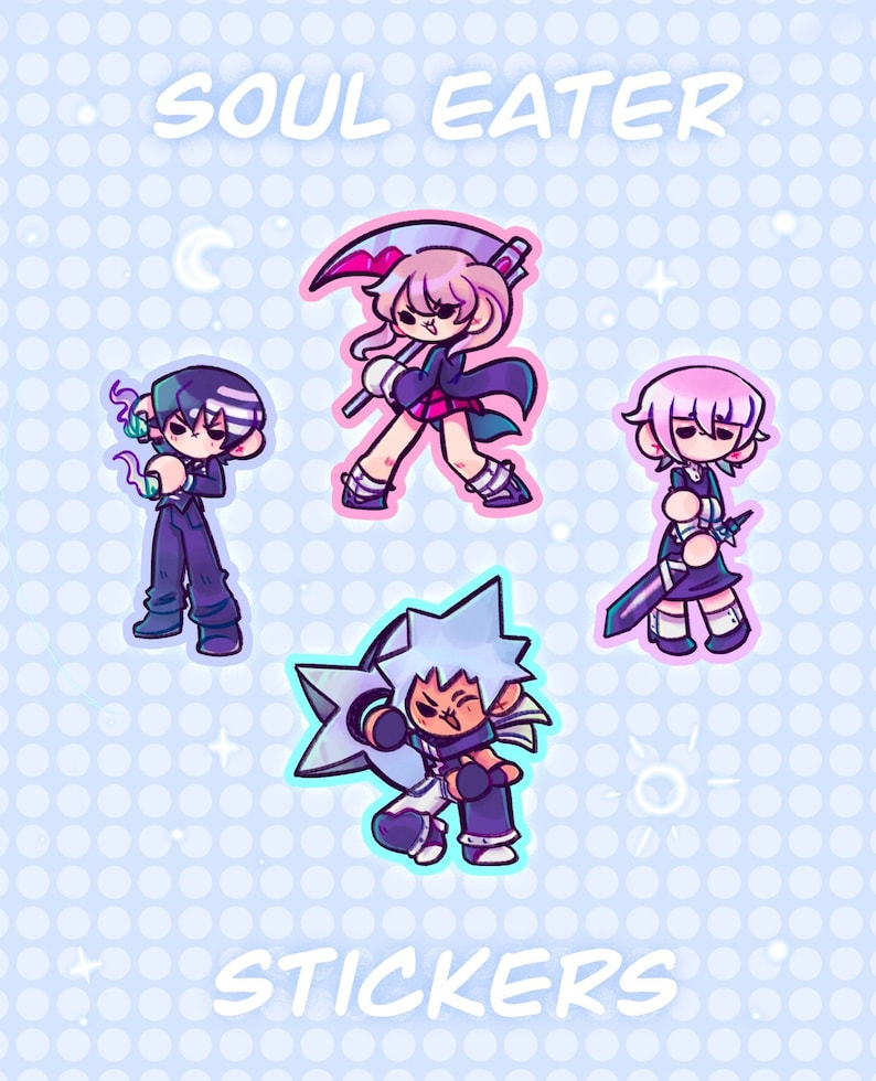 Soul Eater Stickers - Etsy