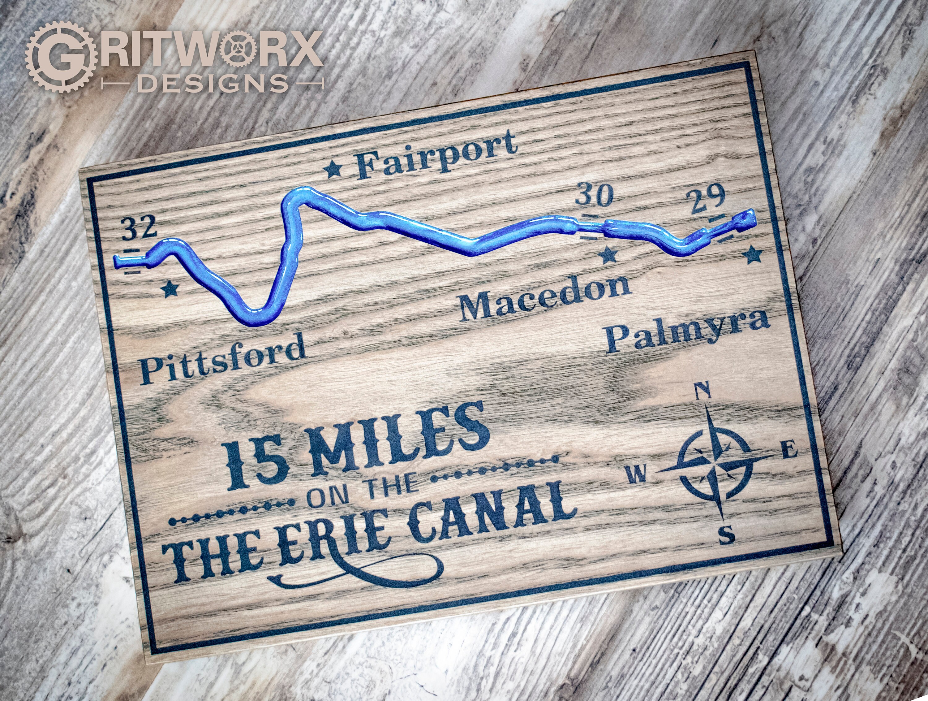 Wood Wall Art 3D Lake Map NY Finger Lakes Engraved Wood Art - Etsy
