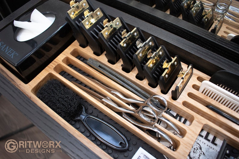 Barber Station Barbershop Decor Organizer Tray for Beard - Etsy