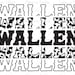 Wallen Svg, Wallen All Black Bullskull Svg, Country Music Svg ...