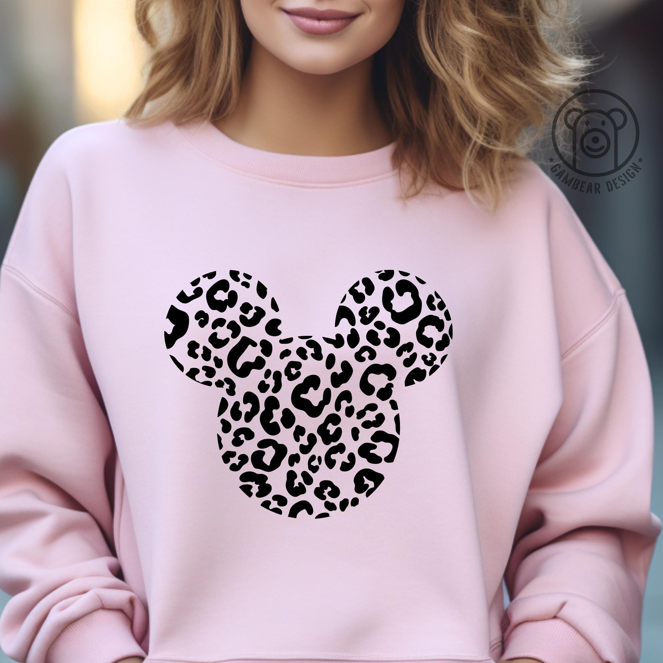 Mickey Leopard Svg | Mickey Svg | Mouse Head Svg | Mickey Ears Svg ...