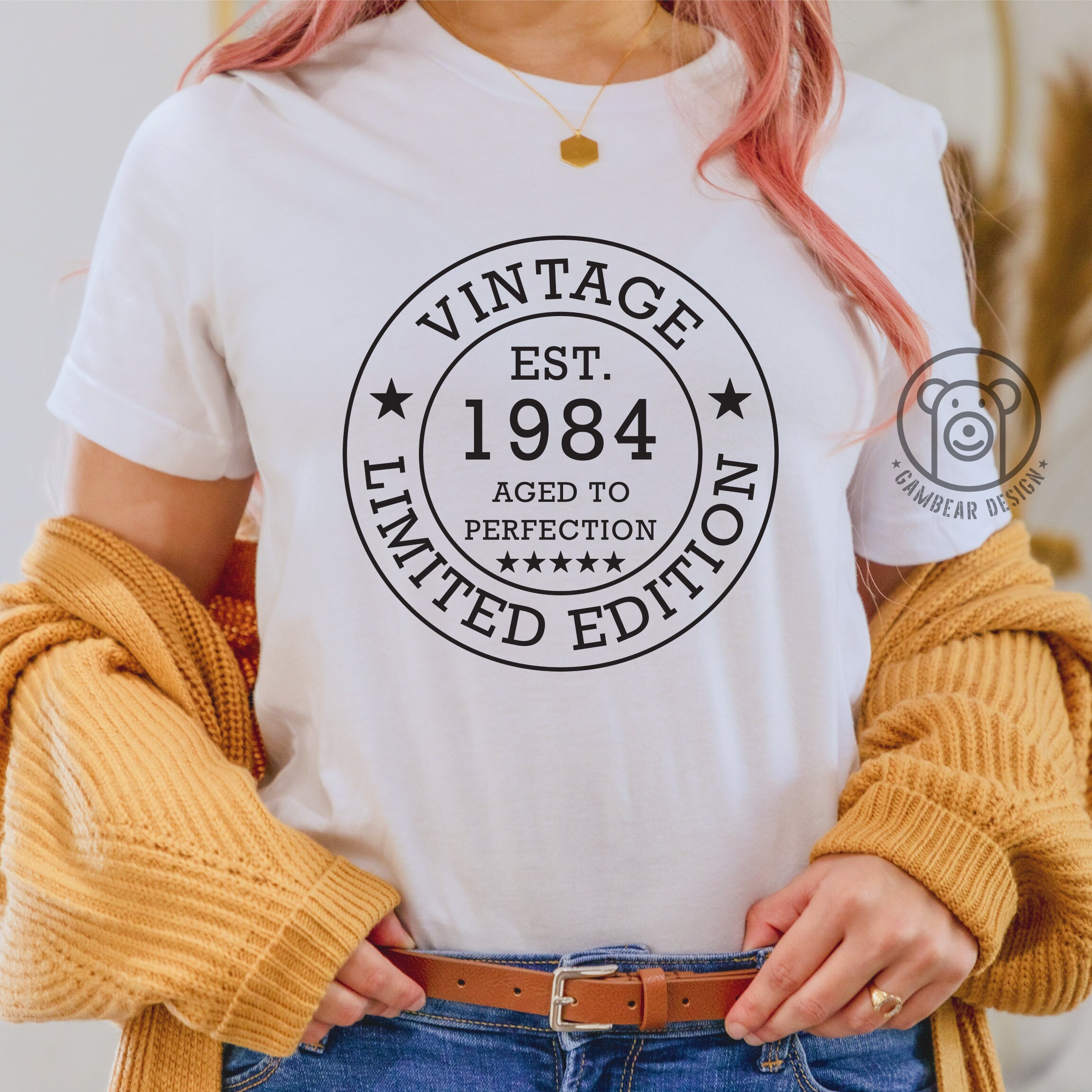 1984 Vintage Limited Edition Circle Svg | 38th Birthday Vintage Circle ...