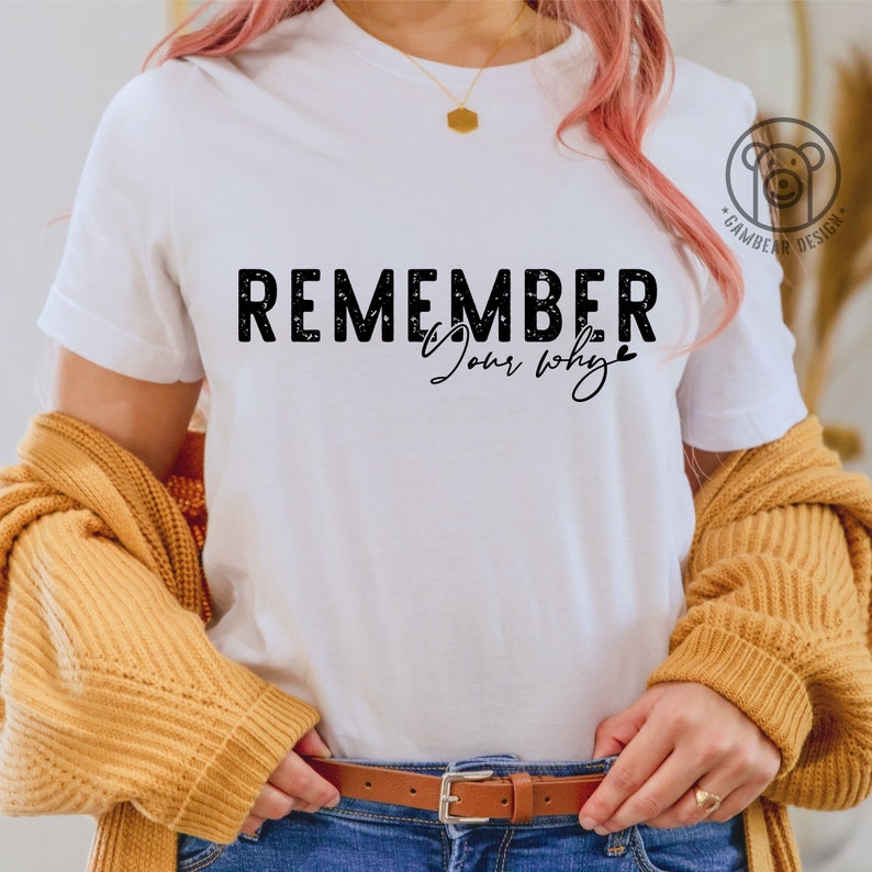 Remember Your Why Svg Self Love Png Positive Daily Affirmations Svg ...