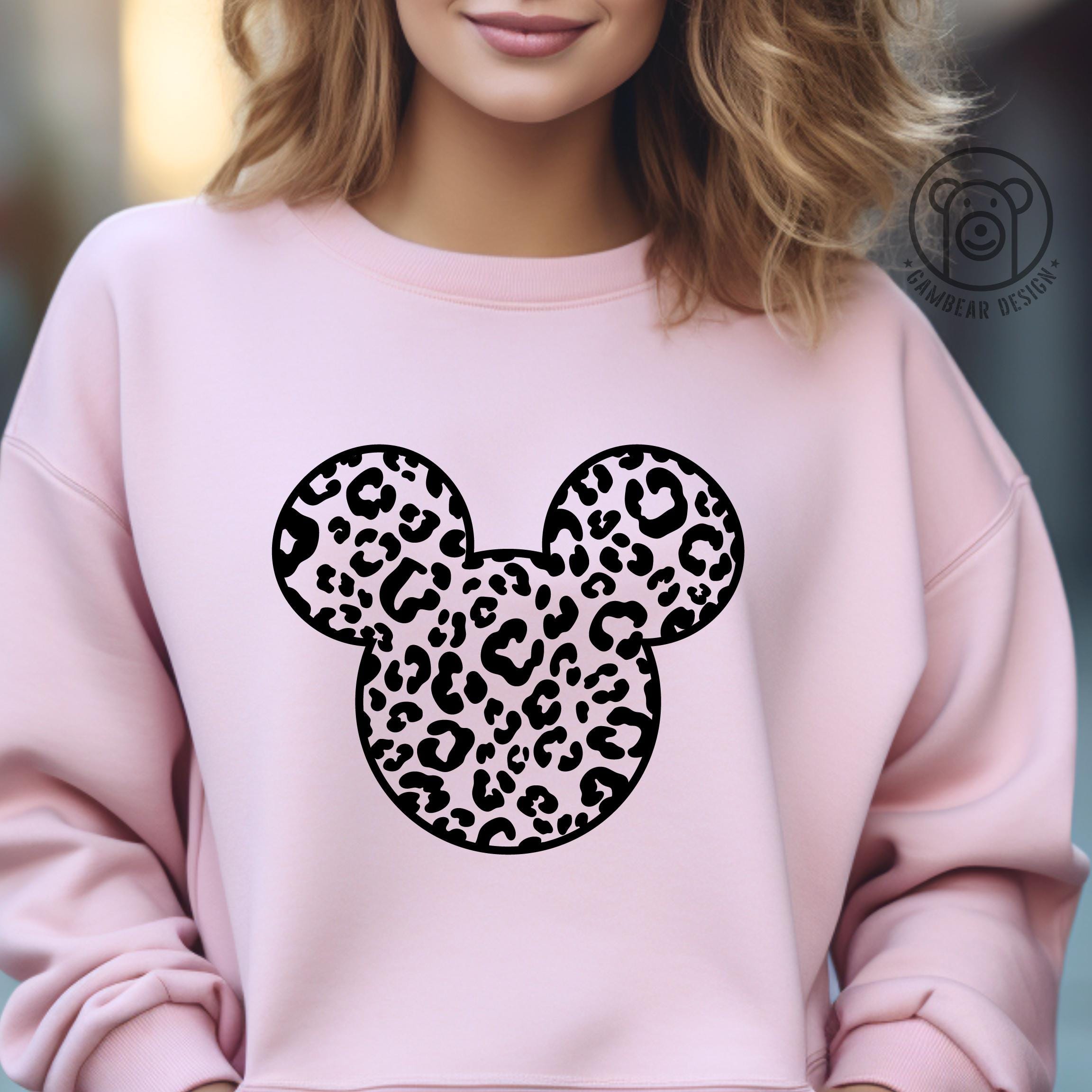 Mickey Leopard Svg | Mickey Svg | Mouse Head Svg | Mickey Ears Svg ...