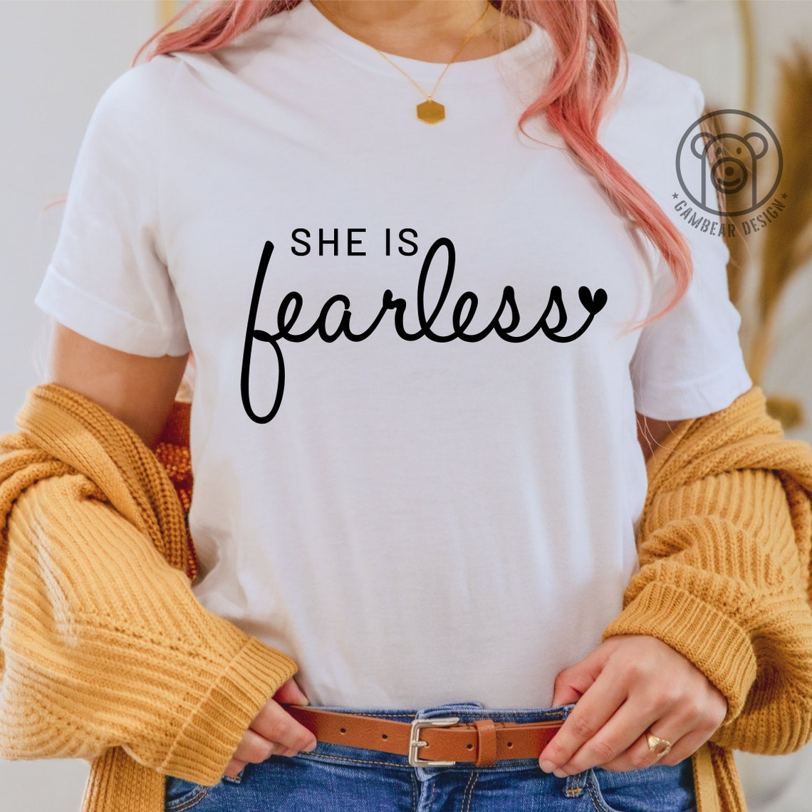 She is Fearless SVG PNG PDF, Fearless Svg, Mothers Day Svg, Loving Svg ...