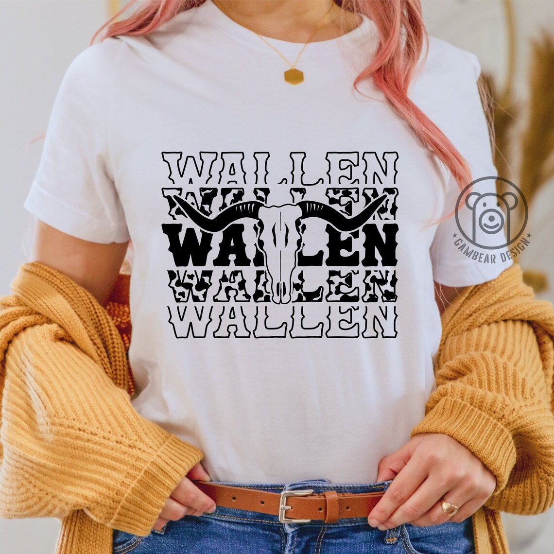 Wallen Svg, Wallen All Black Bullskull Svg, Country Music Svg ...