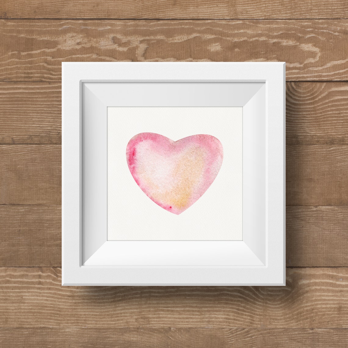 Watercolor Hearts Valentines Day Clipart Love Wedding Birthday | Etsy