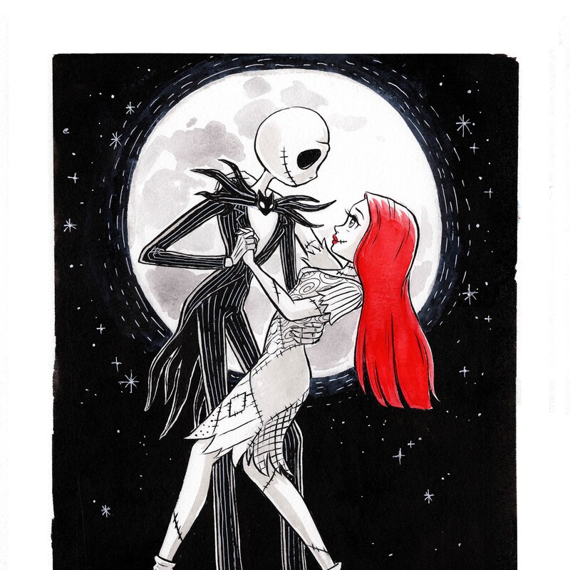 Jack and Sally Moon - Etsy