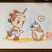 Baby Rey and BB8 5x7 - Etsy