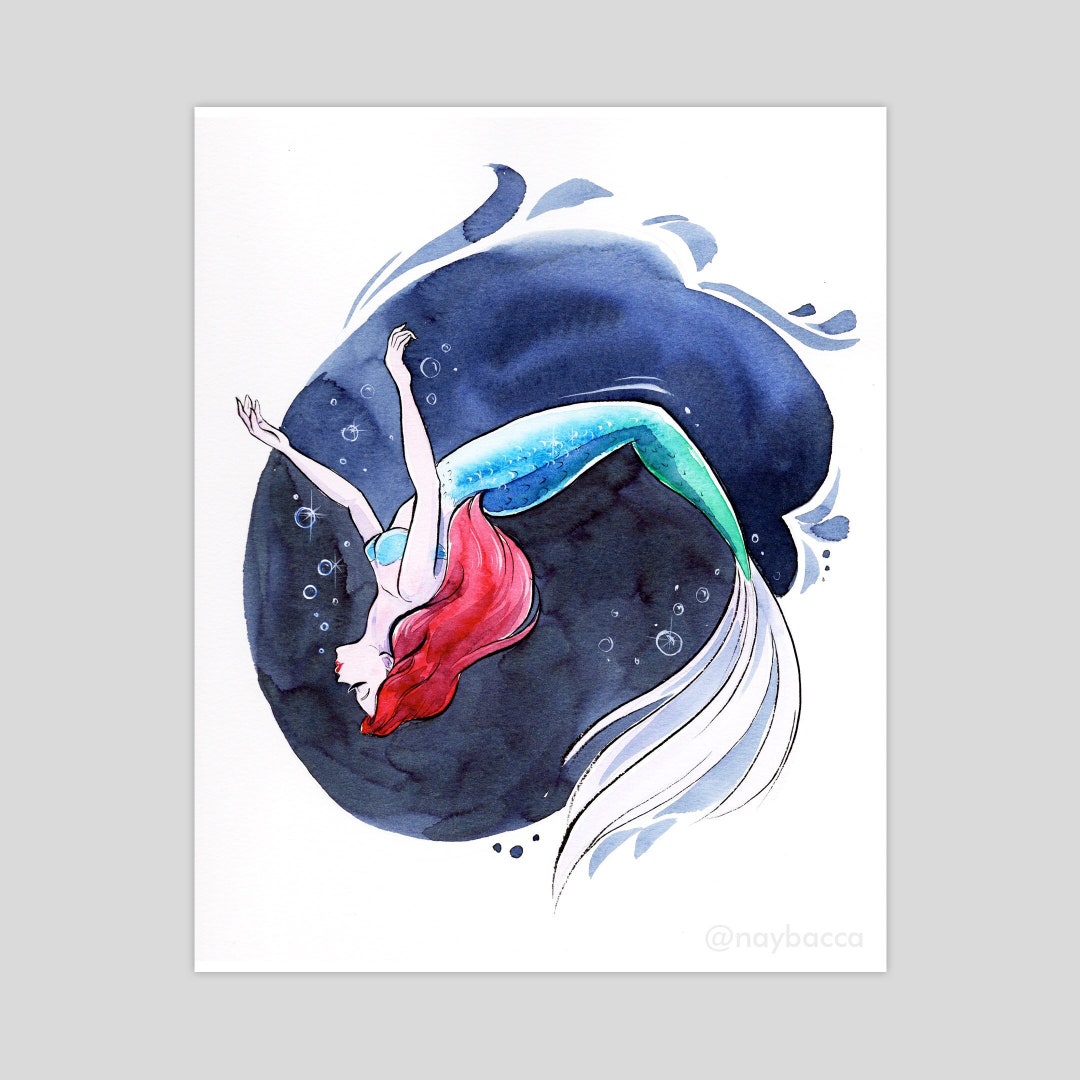 Upside Down Mermaid - Etsy