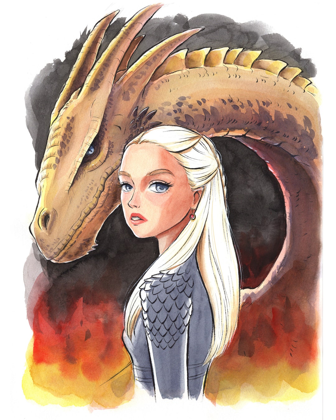 Young Rhaenyra - Etsy