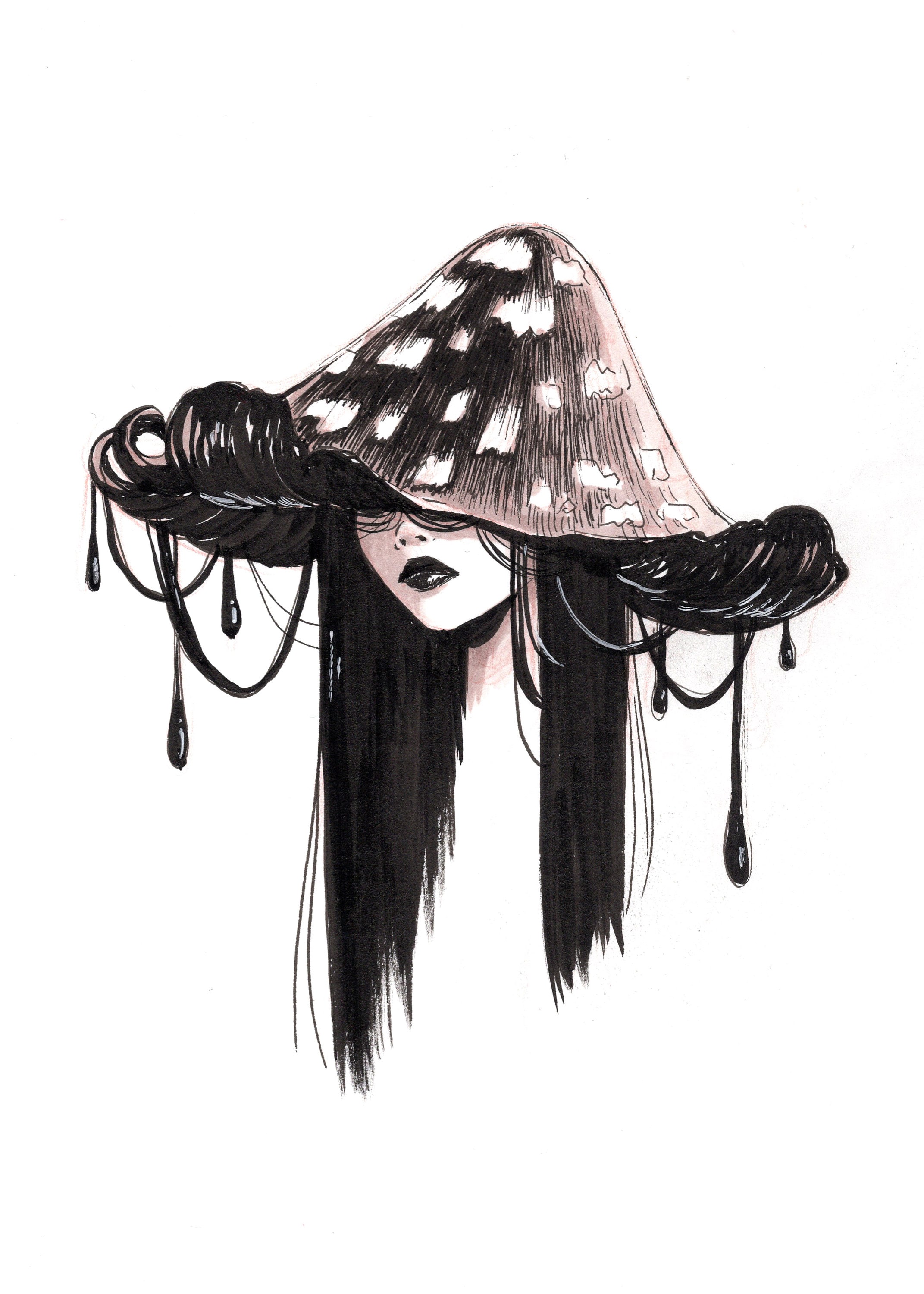 Magpie Inkcap Girl - Etsy