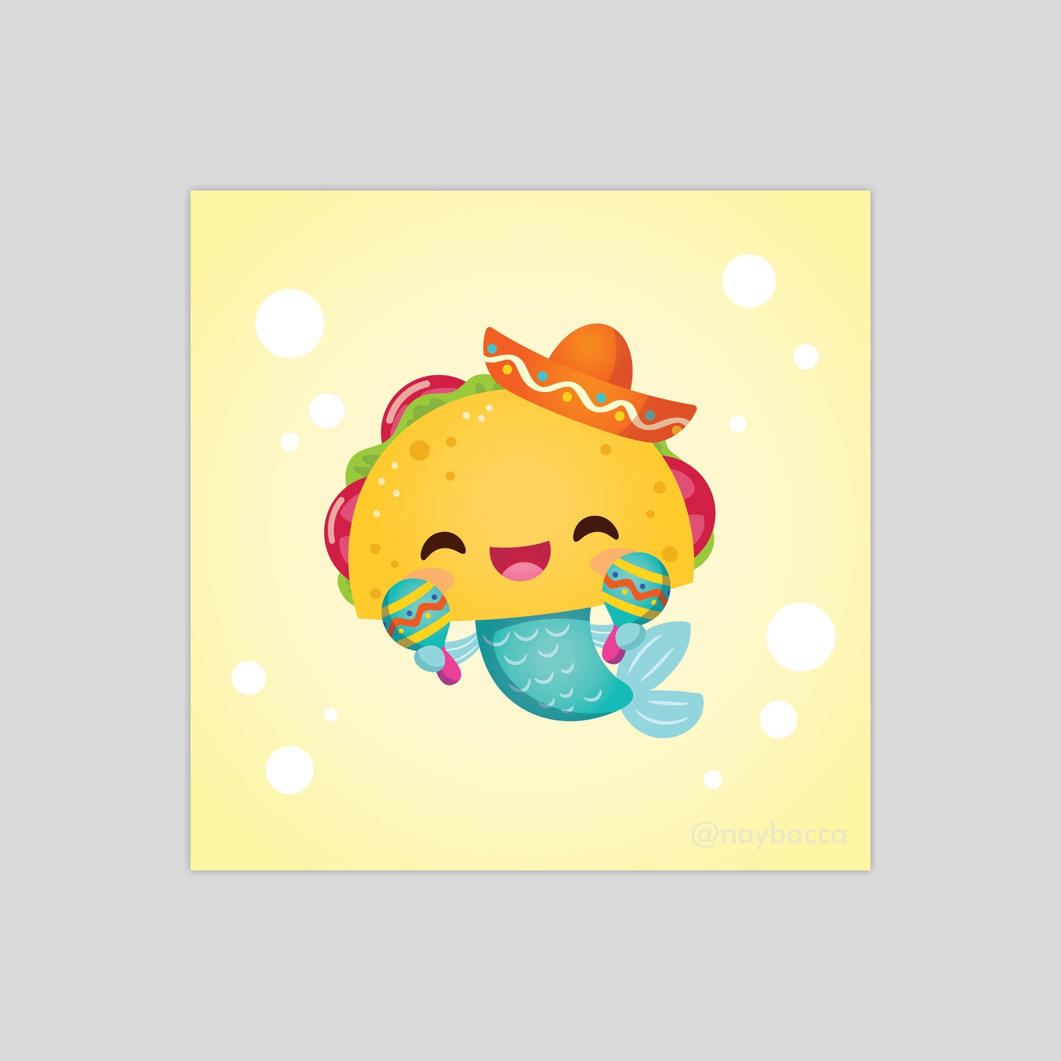 Cute Cartoon Taco