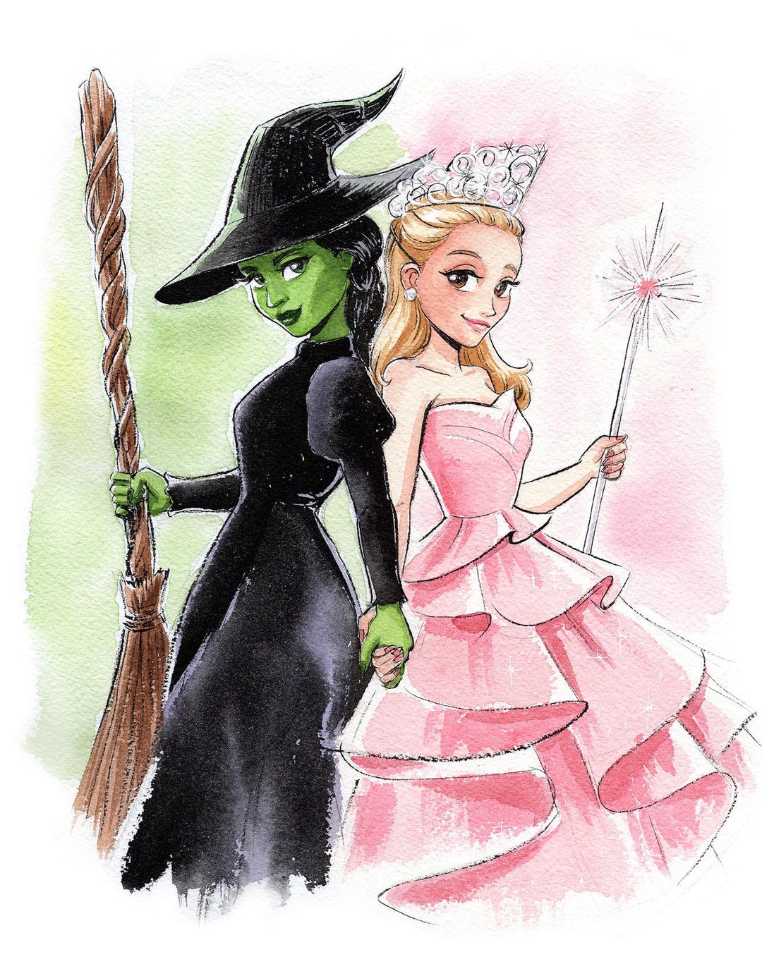 Glinda and Elphaba - Etsy