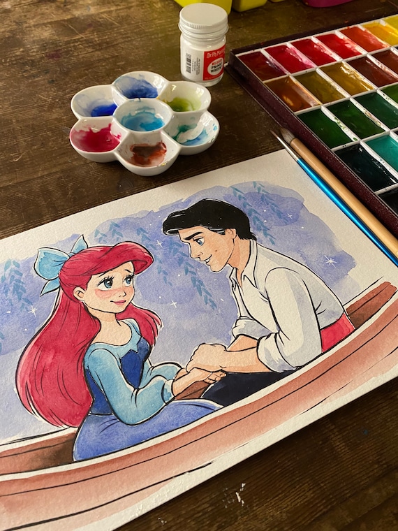 Ariel Og Eric Sketch Disney Couples Sketch: Ariel And Eric. #the