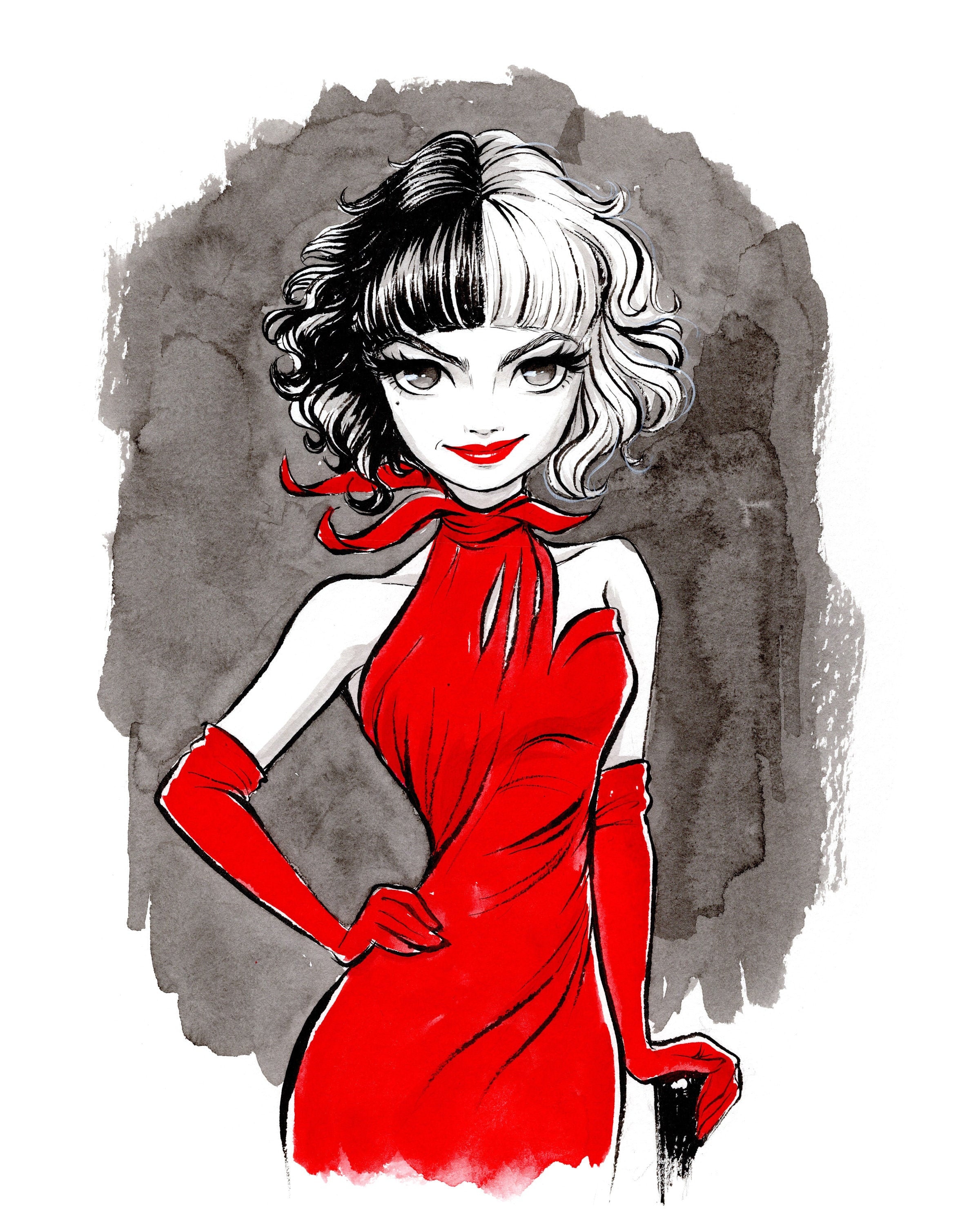 Cruella Deville Drawing