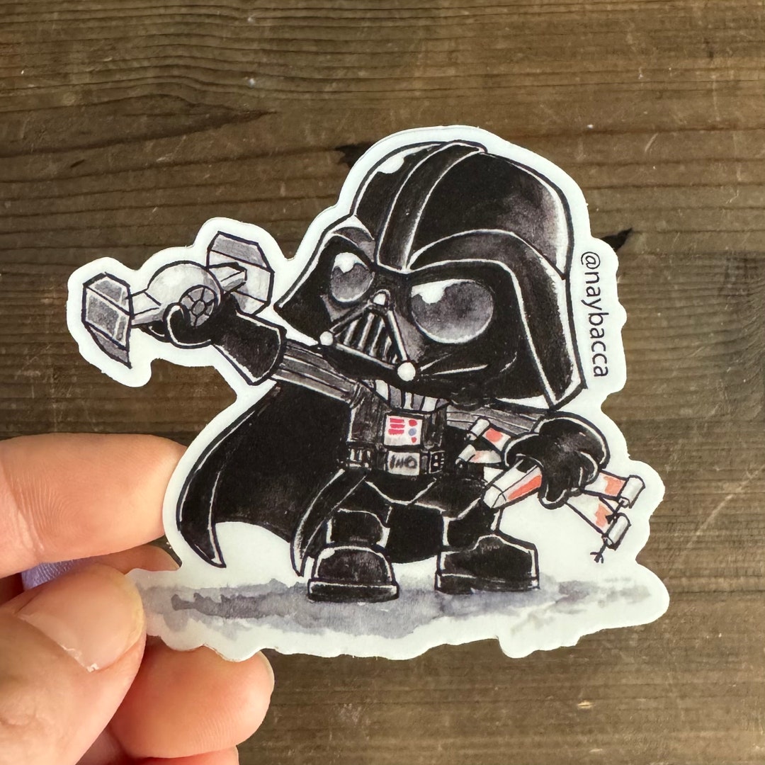 Darth Vader 3” Matte Vinyl Stickers - Etsy