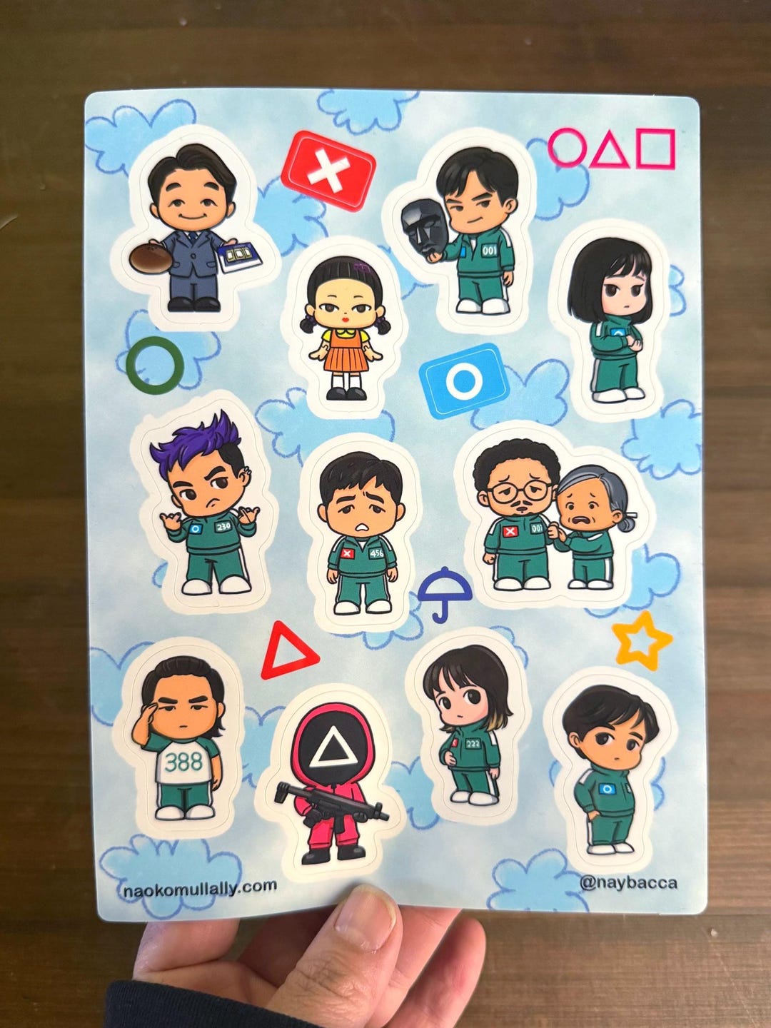 6x8" Sticker Sheet of Squid Game Season2 Characters - Etsy