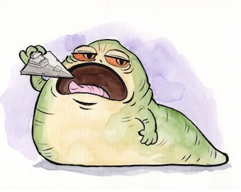 Mouse Ears Galaxy Jabba the Hutt Boba Fett Cross Stitch Pattern .PDF ...