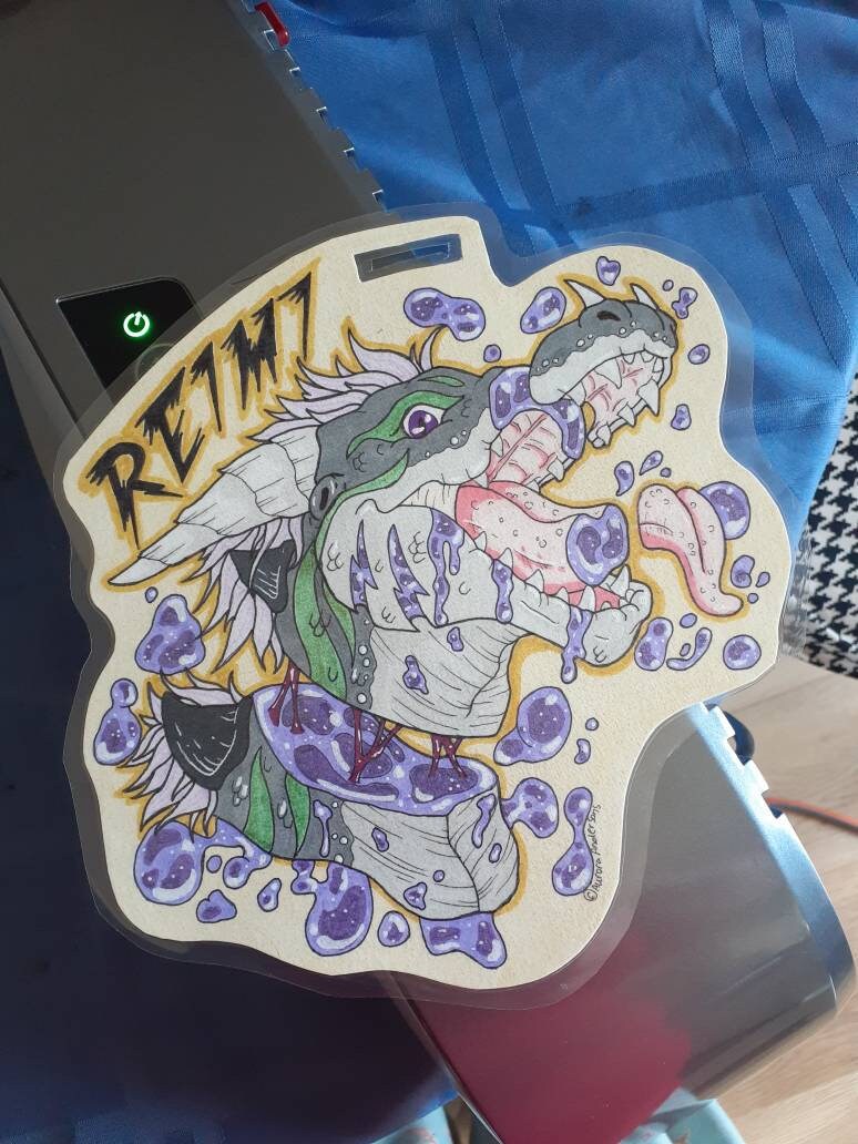 Candy Gore Art Badge - Etsy