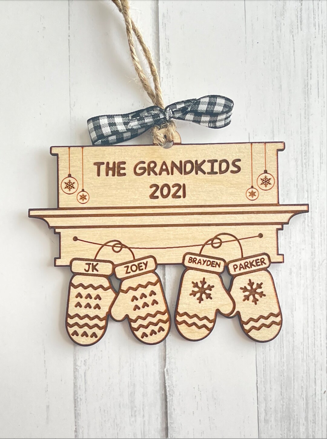 Mitten Christmas Ornament | Christmas Decorations | Christmas Ornaments ...