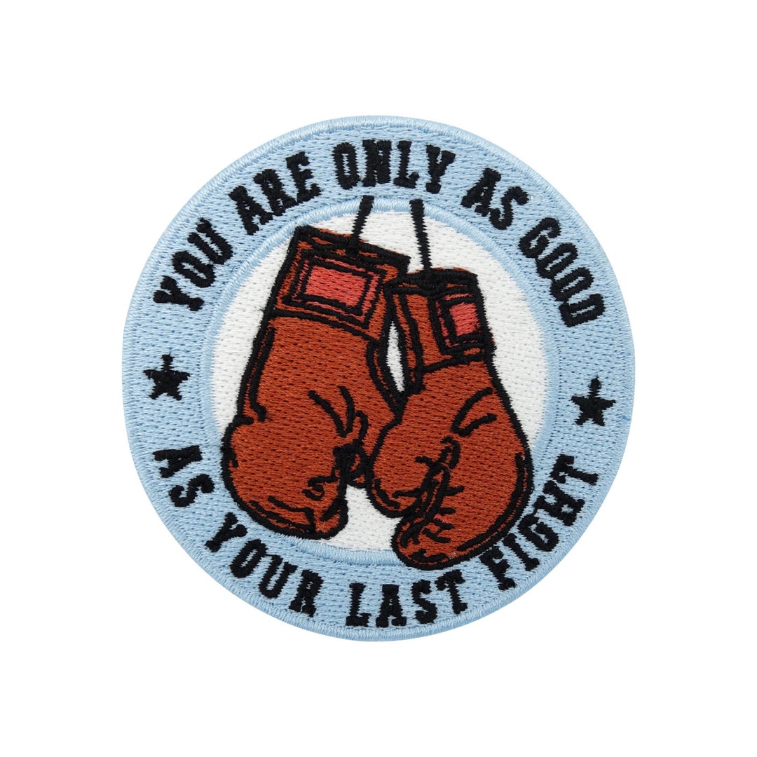 Iron-on Patch Boxing Gloves Fight | Martial Arts Patches Boxing Iron-on ...